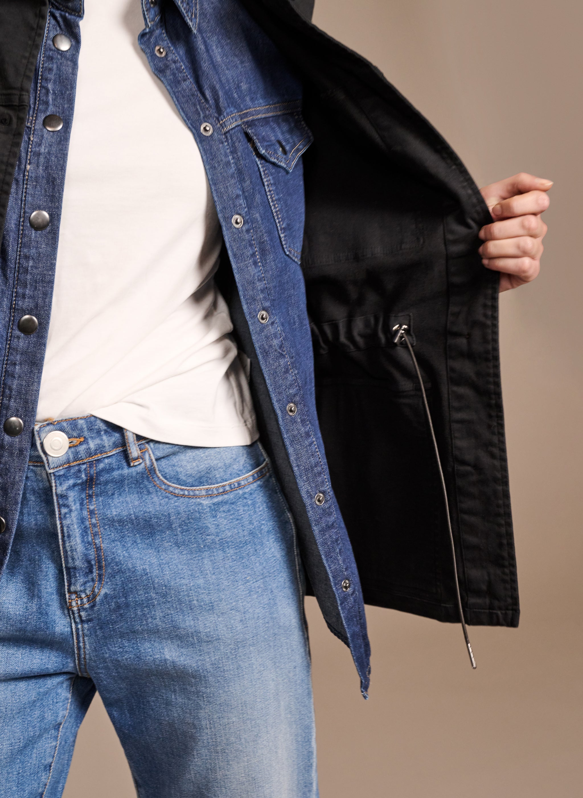 Drake Organic Cotton Utility Jacket - Caviar Black | Baukjen