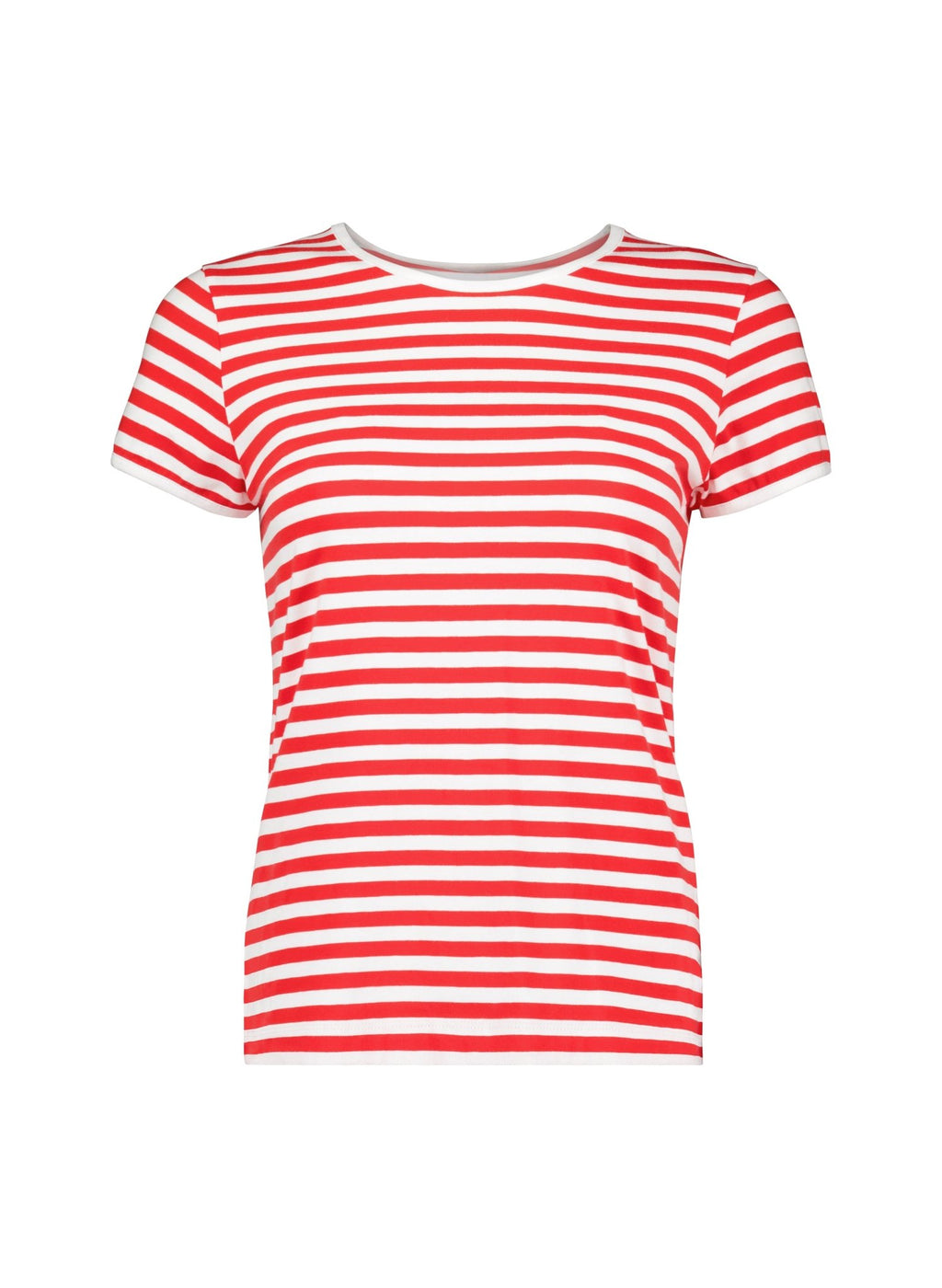 Baukjen Essentials Organic Slim Tee - Crimson & Pure White